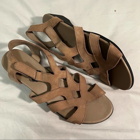 Arche | Shoes | Arche Obela Tan Leather Strappy Sandals 4 | Poshmark